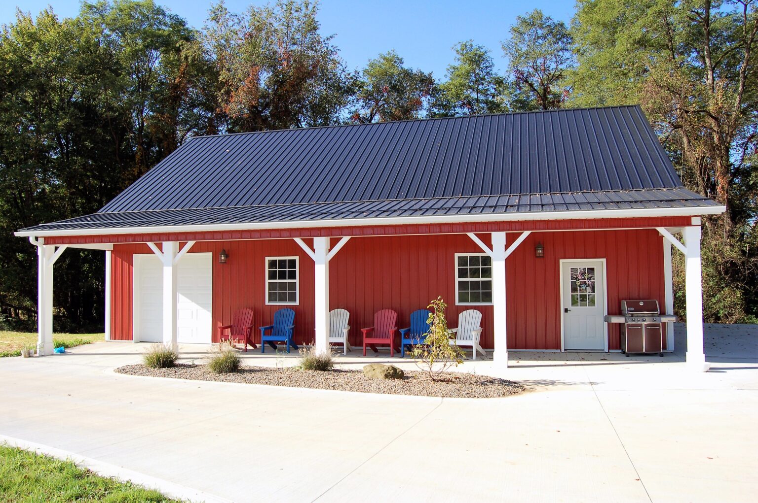 Lean-To Porch Options For Pole Barns & Pole Buildings