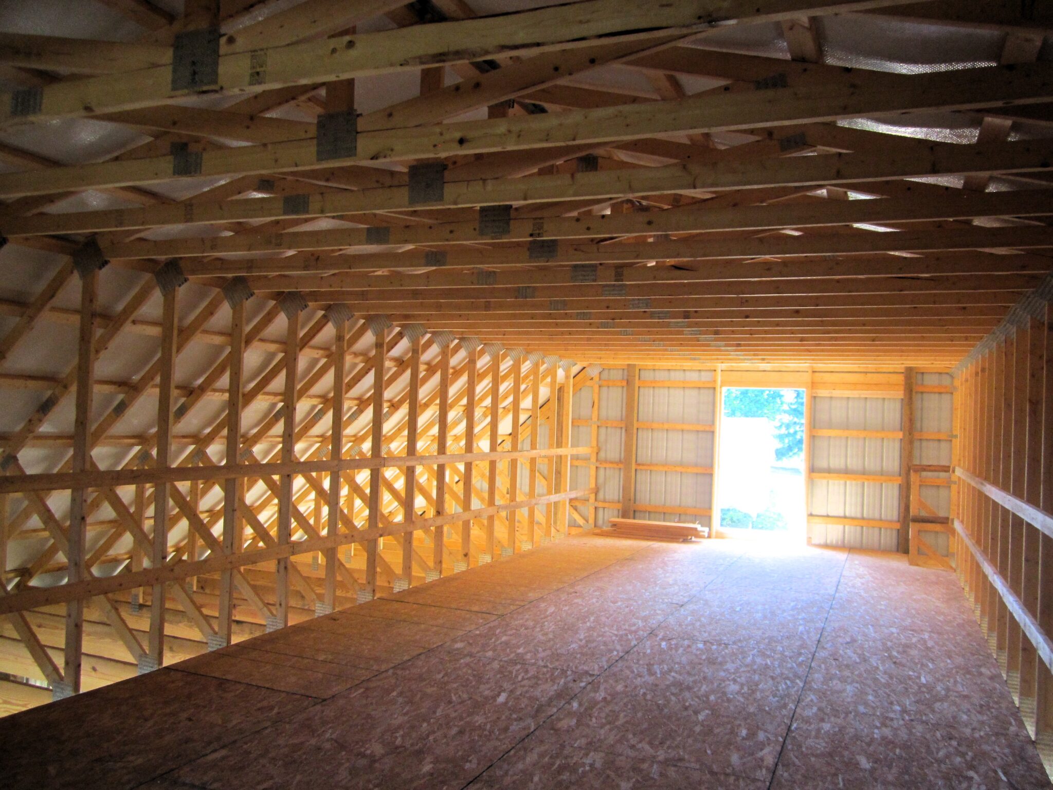 Attic & Loft Options For Pole Barns & Pole Buildings