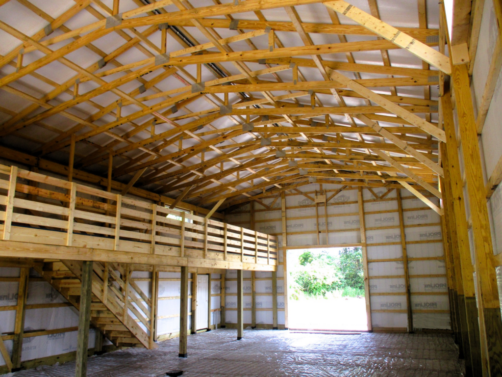 Attic & Loft Options For Pole Barns & Pole Buildings