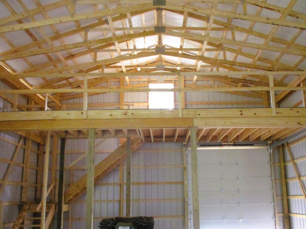 Attic & Loft Options For Pole Barns & Pole Buildings
