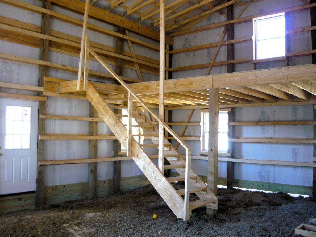 Attic & Loft Options For Pole Barns & Pole Buildings